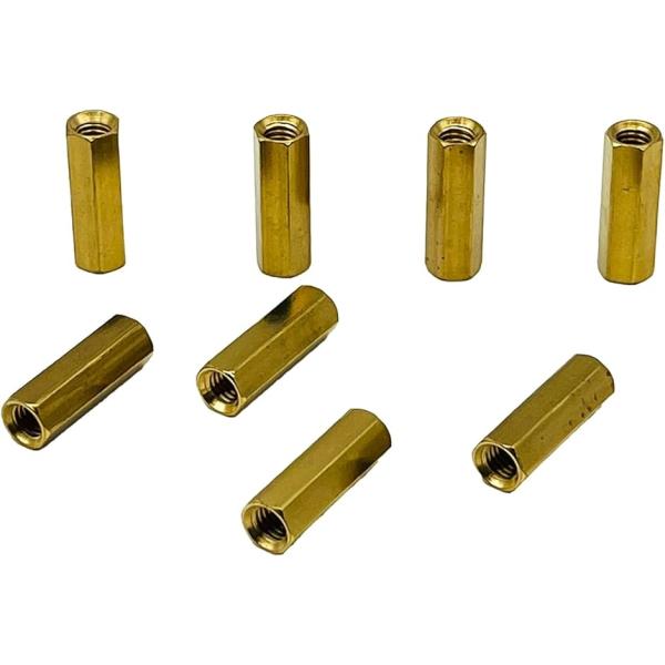 バリエーションコード : 2BUIXJLV9C「真鍮M6ナット」この六角ナットは、M6、ピッチ1、長さ25mmのロングナットです。真鍮のゴールドカラーが美しい見た目の、デザイン性ある高ナットです。アルミやアルマイトのナット・ネジとはひと味違...