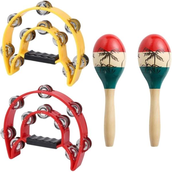 バリエーションコード : 2BUQHL5W8W「演奏もパーティーも大盛り上がり。2列ジングル付きタンバリン」 軽量で叩きやすいデザインに加え、ジングルを2列配置したことで、明るくクリアな音色が力強く響き渡るタンバリンです。演奏会やライブのパ...