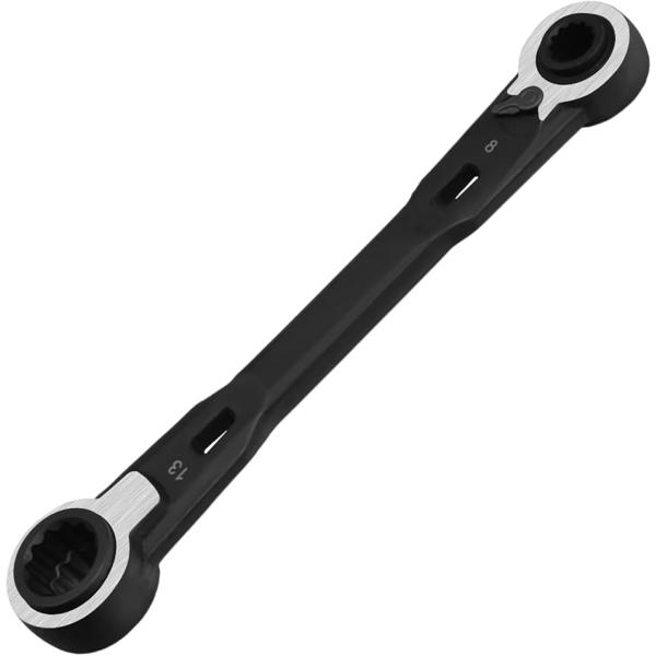 バリエーションコード : 2BUJC6DDPP「材質」スパナ本体は炭素鋼、ラチェットは50BV30(クロムバナジウム鋼)を使用し、硬くて破損しにくく、長持ちします。表面はリン酸マンガンで黒く処理され、耐摩耗性と耐腐食性が向上し、潤滑性も高ま...