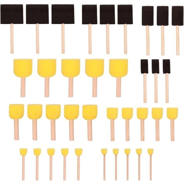 バリエーションコード : 2BUJH6PV3J絵の具遊びやDIY、工作などペイントに最適なスポンジブラシセットです。スポンジ素材で柔らかく持ちやすいハンドルで、小さなお子様も安心してお使い頂けます。色々なサイズがセットになってるので、ブラシ...