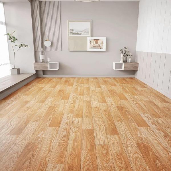 バリエーションコード : 2BR0YN4ULI「サイズ」江戸間6畳（幅：1mx長さ：10mx厚さ：1.8mm）・イエロー木目（両面テープをプレゼントします。）「特厚1.8mm・感触の良い踏み心地」厚さ約1.8mmのクッション入り設計で、足裏...