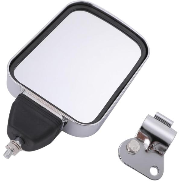 トラック用 バックショット ミラー 角型 平面鏡 メッキ 汎用 社外品になります。適合車種：レンジャープロ / フォワード / コンドル / ファイター 等 ＊サイズさえ合えば色々なトラックに取り付け可能です。サイズ（約）：縦120mmx横...