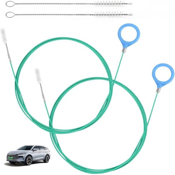 パッケージに含まれるもの:118インチの排水穴ブラシ2個、小さなブラシ2個。狭くて手の届きにくいパイプの清掃用に設計された小さなブラシは、狭いスペースを簡単に処理し、隅々まで確実に清掃できます素材:ドレンホールブラシは合金とナイロンの毛でで...