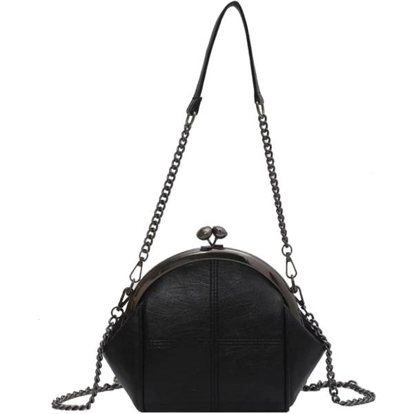 バリエーションコード : 2BUHUYXLXGレトロな雰囲気と機能性を兼ね備えたがま口バッグが新登場！クラシックなデザインでありながら、使いやすさ抜群。ハンドバッグとしても斜め掛けとしても使用可能な2WAY仕様で、日常のお出かけから特別なイ...