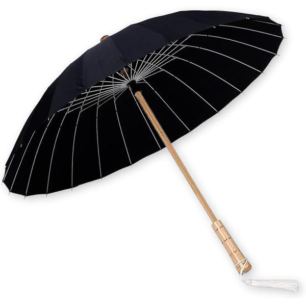 バリエーションコード : 2BUKGFUTXC商品仕様 ： ・親骨の長さ：約56cm　・収納時の長さ：約77cm　・使用時の直径：約100cm　・重さ：約400g　・UPF40（紫外線カット）　・収納ポーチ付き　・カラー：ブラック／ミルキー...