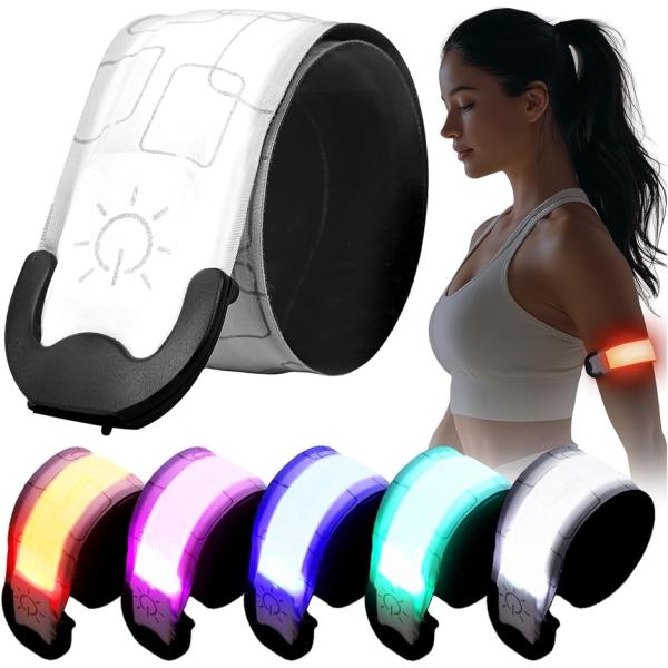 「360°高視認性・RGBストロボ搭載」 本体全体が鮮やかに発光し、360°どの角度からでも視認できる設計。夜間のランニングや犬の散歩、自転車走行時などに強い存在感を発揮します。白・緑・青・紫・赤の5色に加えて、点滅モードおよび多色が自動で...