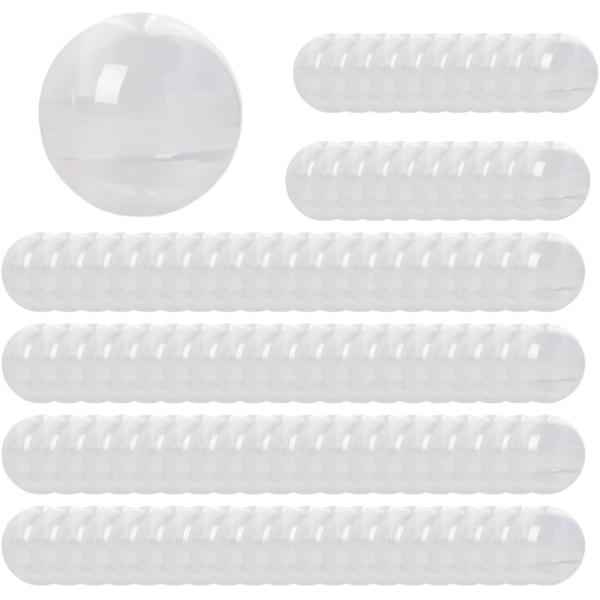 「大容量カプセル」100個セットで業務用にも最適、透明カラーで中身がしっかり確認できる大容量カプセルです。「様々な使い方」イベント、ビンゴやお祭りなど幅広いシーンで大活躍する便利なアイテムです。「穴あき仕様」気温や気圧変化による膨張や収縮を...