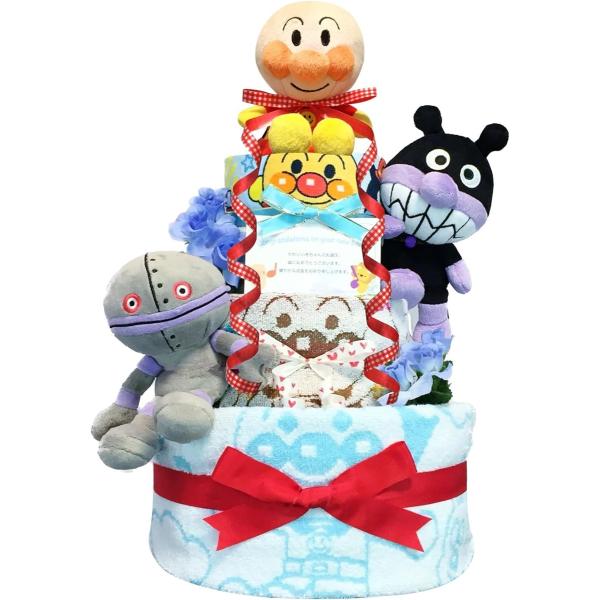 バリエーションコード : 2BUKR55P45人気キャラクターの可愛らしいデザイン: 男の子にぴったりの可愛らしいデザインされたおむつケーキは、見るだけで心が温まるキュートさ。赤ちゃんの誕生を祝う最高の贈り物です。実用性と安心感: 高品質な...