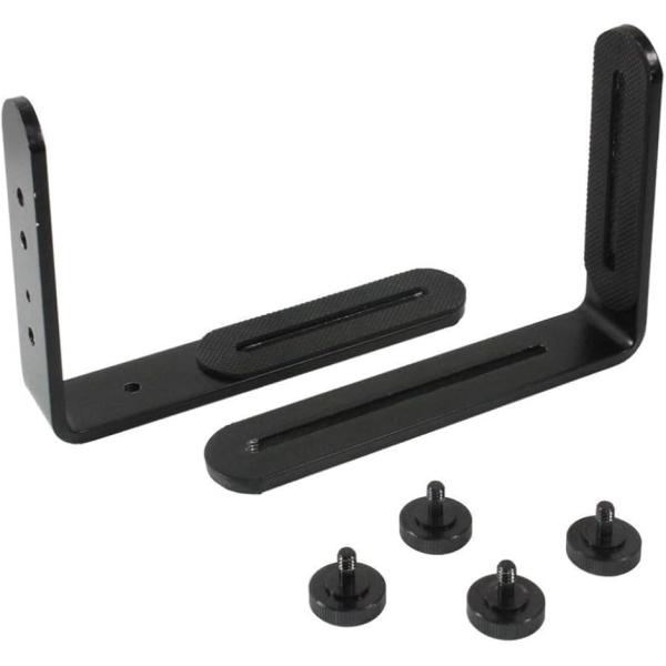 「撮影サポート」一眼レフからLEDライトまで対応、汎用性の高い撮影サポート機材。「丈夫なアルミ合金製」分解可能なデュアルL字型ブラケットで、多様な撮影スタイルに対応可能。「1/4インチネジ対応」1/4インチネジ穴付きで、カメラ・フラッシュを...