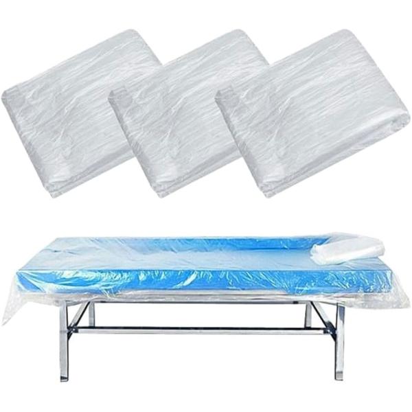 「高品質ビニール製でしっかり防水」ポリエチレン素材で防水性・耐久性に優れ、ベッドやマットレスを水分・汗・汚れから保護します。「使い捨てで衛生的＆時短」毎回新品で衛生管理が徹底でき、洗濯不要でエステ・介護・出張施術の後片付けが簡単＆効率的。「...