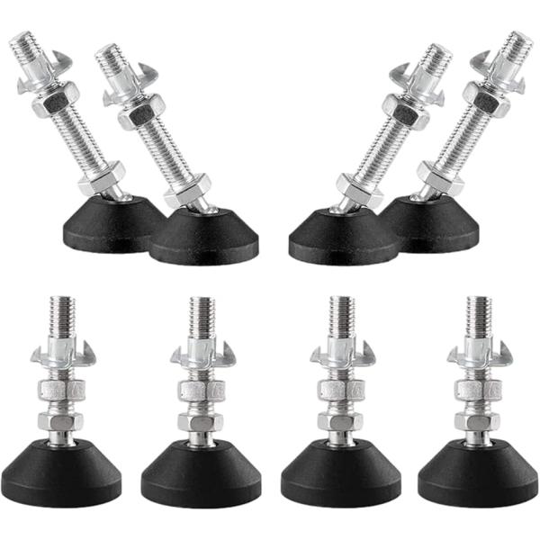 バリエーションコード : 2BULINJ8WH広い接地面が安定感を生み出し、不安定な床や傾いた場所でも、家具やデスクをしっかり支えるレベリングフット6個セットです。脚部が最大30°まで可動し、傾斜のある床でも柔軟に家具の水平を整えることがで...