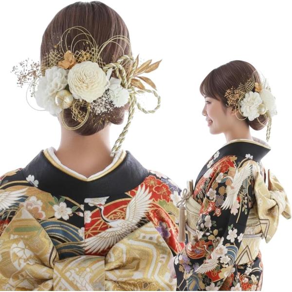 バリエーションコード : 2BU0T2W8YO「オリジナルデザイン」 ［LALALA beauty flowers］の髪飾りは、専属デザイナーが一つひとつのディテールにこだわり、洗練された美しさを追求して創り上げています。トレンドを取り入れ...