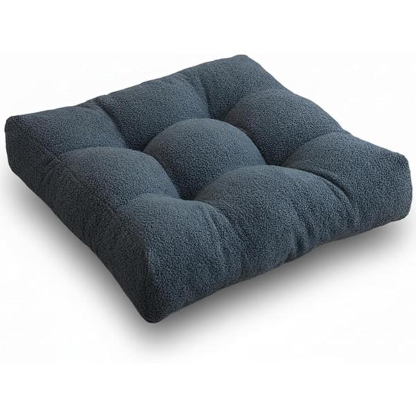 バリエーションコード : 2BULYWGX1S「厚み12cmのふかふかクッション」厚めの設計でしっかり座れる座布団クッションです。厚み12cmのボリューム感があり、長時間座ってもお尻が痛くならない構造です。座り心地の良いクッション材を使用し...