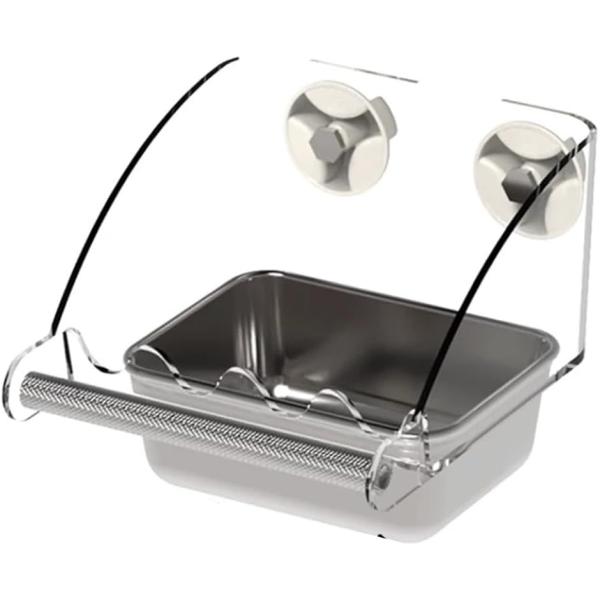 バリエーションコード : 2BUN3J1SVY小鳥やインコ、文鳥に最適な屋内用バードフィーダー。大容量の餌入れ容器として、鳥かごやバードケージに簡単に設置でき、鳥たちの快適をサポートします。インコや文鳥などの小鳥にぴったりな屋内用バードフィ...