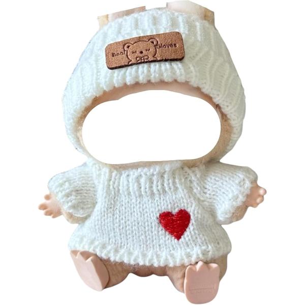 バリエーションコード : 2BUN4QLNJ6ふんわり暖かいニット帽とハート刺繍セーターのセットは、ラブブ専用のぬいぐるみ服で、愛らしさをぐっと高めるベストアイテムです。ニット帽は被せるだけで表情が変わり、柔らかなアクリル混紡素材は手触りが...