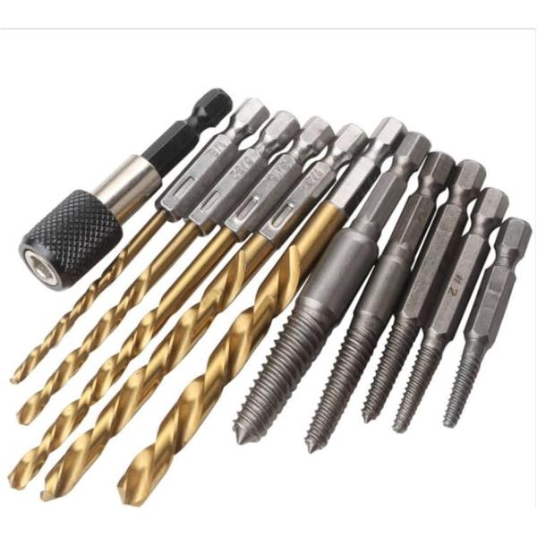 バリエーションコード : 2BUNC39ICUネジ外しビットセットは、潰れたネジや錆びネジ、折れたボルト抜きにも対応する便利な工具。ドリルビットで簡単にネジ抽出できるため、とても便利です。マルチサイズのドリルビットで様々なネジサイズに対応可...