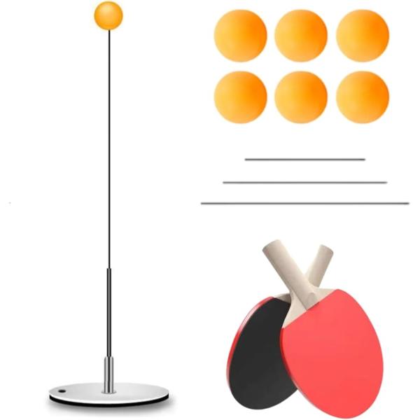 「視覚と反応を同時に鍛えるピンポントレーニング」ボールをリズムよく打ち返すことで、動体視力・反射神経・集中力を自然にトレーニングできるピンポン練習セットです。卓球台がなくても省スペースで練習できるので、自宅のリビングやオフィスでも気軽に設置...