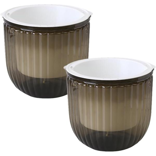 バリエーションコード : 2BUNQL4GU2底面給水鉢は、水を自動で吸収するセルフ水やり設計。水耕栽培植物にも最適で、吊り下げ可能なハンギングタイプです。常に美しいグリーンを保てます。おしゃれなハンギングデザインの底面給水鉢。プラスチック...