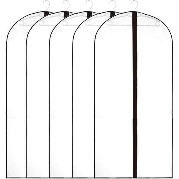 バリエーションコード : 2BUO06W0TXセット内容：半透明な衣類カバー5枚セット、ブラック縁取りデザインで高級感のある仕上がり機能性：ファスナー式で出し入れが簡単、衣類の出し入れがスムーズに行えます保護機能：大切な衣類を埃や虫から守り...