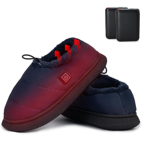 バリエーションコード : 2BUO5RU0TL「2025年最新モデル。コードレスで自由に動ける電気スリッパ」フットウォーマーはバッテリーを本体にすっきり収納できる設計で、コードの煩わしさから解放れ、まるで普通のスリッパのように自由に歩き回れ...