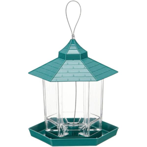 バリエーションコード : 2BUO9DKIQ6「天候に左右されない設計」広い屋根が雨や雪、強い日差しから餌を守り、いつでも新鮮な餌を野鳥に提供できます。「軽量で吊り下げが簡単」わずか251gと非常に軽く、付属のワイヤーを使って木の枝やベラン...