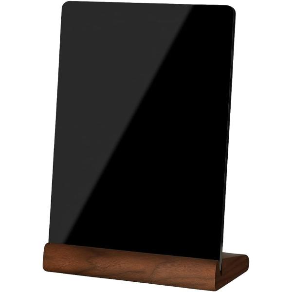 バリエーションコード : 2BUODPIPYR「黒板ボードとして多用途に活躍」M（210x150mm）／L（297x210mm）の2サイズ展開のミニ黒板・卓上ブラックボードで、店舗の日替わりメニューや家庭でのメモ書き、カフェのPOPなど幅広...