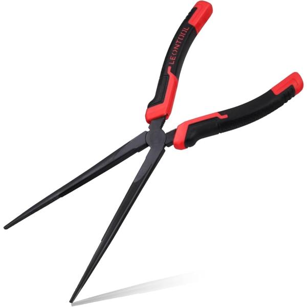 プレミアム素材: 黒色酸化コーティングを施した 45# 鋼で作られており、錆びや耐摩耗性があり、耐用年数が長持ちしますロングリーチデザイン: 全長は 26cm (10.2 インチ)、長さ 13.5cm (5.3 インチ) のテーパージョーと...