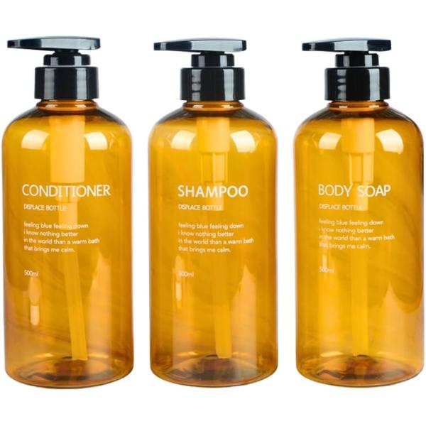 バリエーションコード : 2BUOGQVFIT「大容量の詰め替え用ボトル」500mlのたっぷり容量で詰め替え袋がそのまま収まり、便利に使える3本セットです。「中の残量が分かりやすい」半透明デザインで残量が一目瞭然、ラベル付きで詰め替えや使用...