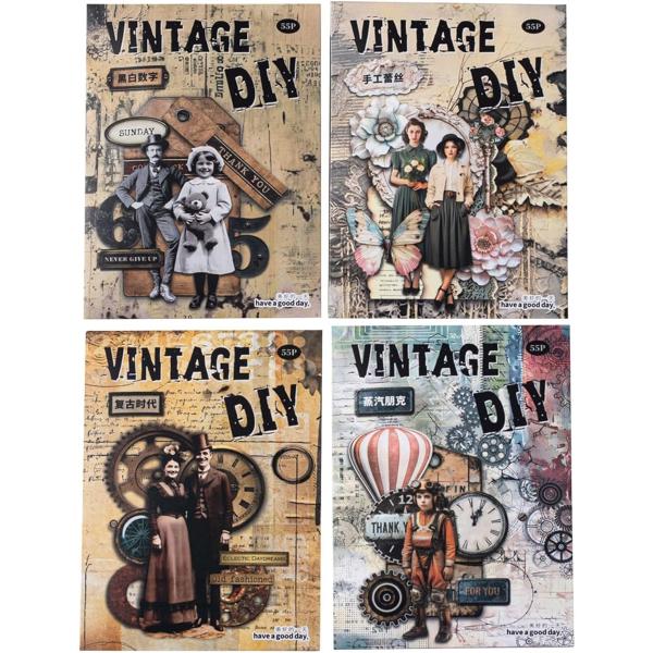 バリエーションコード : 2BUOV9JIFQ時を経たような風合い、色彩と深みのある多種多様なデザイン。アンティーク独特の雰囲気なモチーフです。手帳やノート、アルバムを彩るのに最適な、レトロで味わい深い紙ものコラージュ素材の4種セットです。...