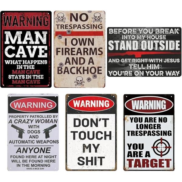バリエーションコード : 2BUP51RW16アメリカンレトロデザイン： おしゃれなアメリカンスタイルのブリキ看板6枚セット。ヴィンテージ風の色合いとデザインで、空間を個性的に演出します。。ガレージやカフェの壁掛けにぴったりで、レトロ感あふ...