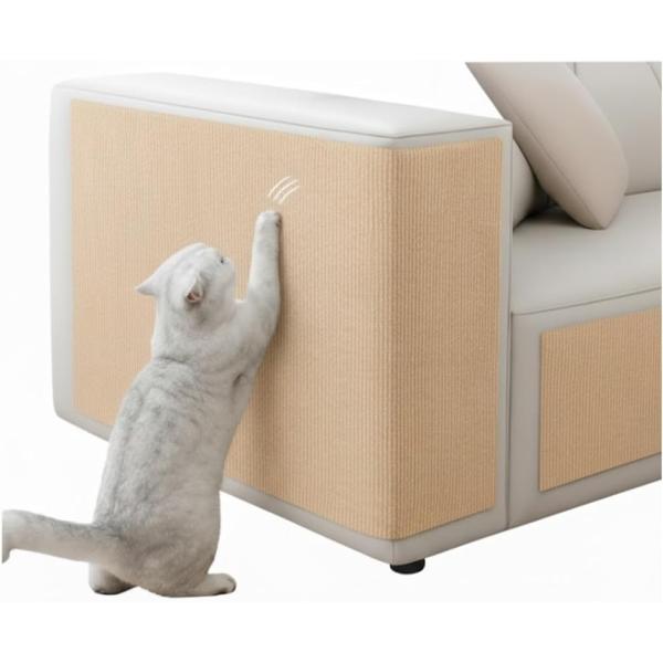 バリエーションコード : 2BUS0QCPLK「強力な保護力と耐久性」 猫の爪とぎ対策に最適な爪とぎ防止シート。厚み約4mmのフランネル調素材を採用し、猫の鋭い爪からソファや家具をしっかりガード。耐摩耗性に優れた爪とぎマットで尚且つ、防ぎな...