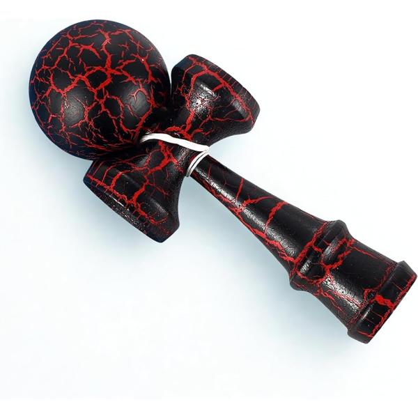 バリエーションコード : 2BUPQNWYVI目を引く独特のクラック模様がおしゃれな雰囲気を演出し、ファッションアイテムとしても楽しめるストリートけん玉です。あなたの個性を引き立てるデザインは、持っているだけで注目を集めること間違いなしの逸...