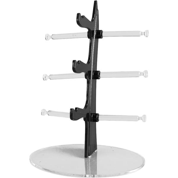 バリエーションコード : 2BUQIQ84QF「メガネディスプレイスタンド」 メガネディスプレイは眼鏡やサングラスを3本まとめて収納できる便利なスタンドです。デスクや棚に置くだけで眼鏡収納が整い、散らかりやすいフレームをすっきり管理できます...