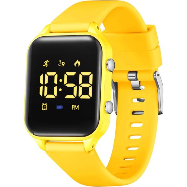 バリエーションコード : 2B9OI5U5YT子供用活動量計：携帯電話に接続したりアプリをダウンロードしたりする必要はなく、身長と体重を設定するだけで歩数、カロリー、距離、日常的な運動データを計算することができます。男の子や女の子に大人気の...