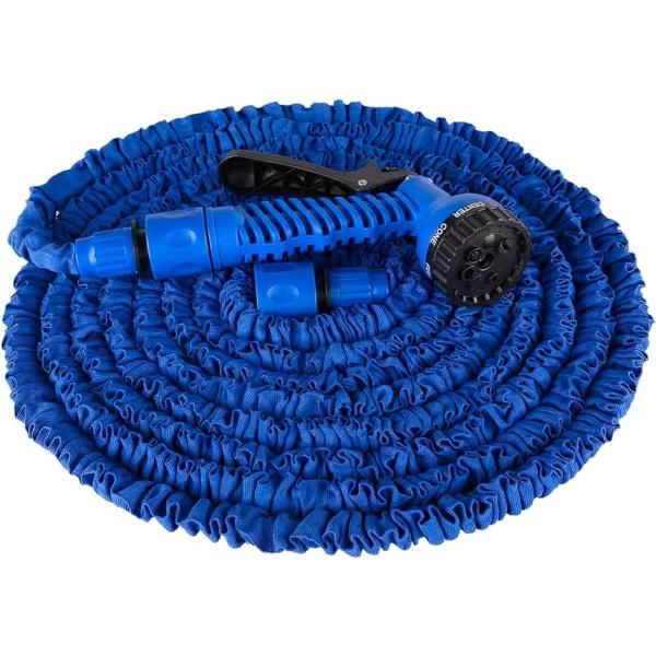 バリエーションコード : 2BURF62CHW「 もう重いホースに悩まない。驚きの軽さとコンパクトさ 」 片手で軽々持てる超軽量設計。通水前はわずか2.5m（7.5mタイプの場合）とコンパクトですが、水を流せば最大3倍の長さにぐんぐん伸び、...