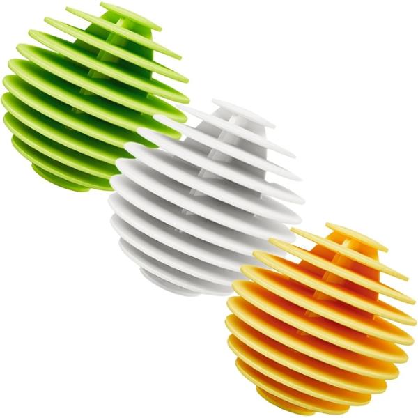 バリエーションコード : 2BJ3115D15洗濯ボール3個セットです。摩擦による洗濯物の絡みを防ぎ、洗浄力がアップする、便利なランドリーボールで、洗濯機で使用することができます。柔らかい素材なので衣服を傷めません。ドラム式洗濯機や縦型洗濯...