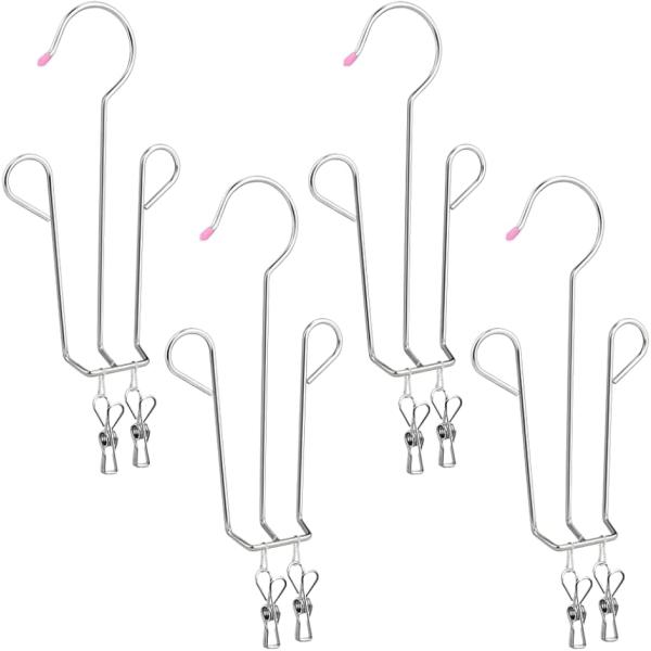 バリエーションコード : 2BURKX0WI0「靴を吊るせる」靴を吊るして干せるので、水がしっかり下に落ちて乾きやすくなります。靴の中に水分がたまらず、ムレやニオイの対策にもなります。「ピンチ付きで小物も干せる」フック部分にピンチがついてい...