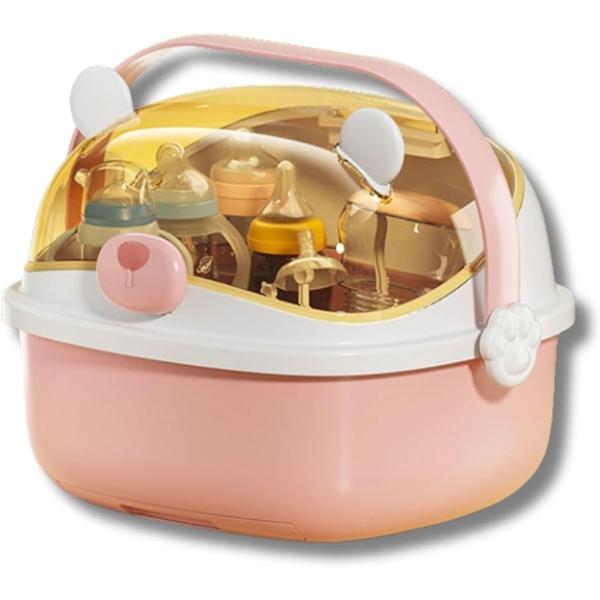 バリエーションコード : 2BURSHN2OW「衛生的に、まとめて乾燥・保管できる」透明カバーでほこりや虫の侵入を防ぎつつ、乾燥スタンド付きで哺乳瓶やコップなどをそのまま並べて清潔に乾燥・保管できます。「多用途な収納性でキッチン周りをすっき...