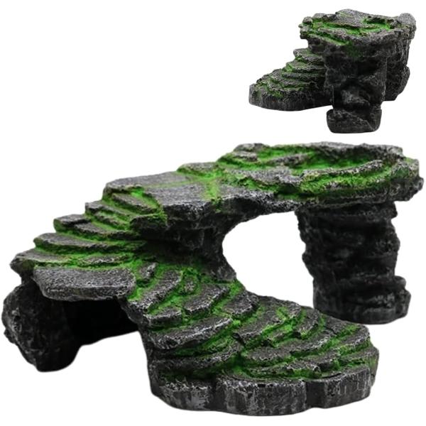 「自然な雰囲気のデザイン」岩場のような雰囲気を再現したデザインで、水槽の中を自然に近い環境へと演出します。人工的な印象を与えず、どんなレイアウトにもなじみやすい見た目です。観賞していても落ち着いた気分になり、インテリアとしても楽しめます。爬...