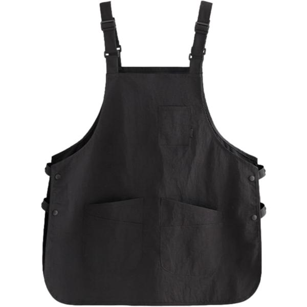 バリエーションコード : 2BUS5FTF0G「シンプルな脱着で快適装着」かぶるだけで使えるベストタイプのワークエプロンです。ひもを結ぶ手間がないため、作業やアウトドアの手間が省け、すぐに動き出せます。前後対称なデザインで、どの向きでも使え...