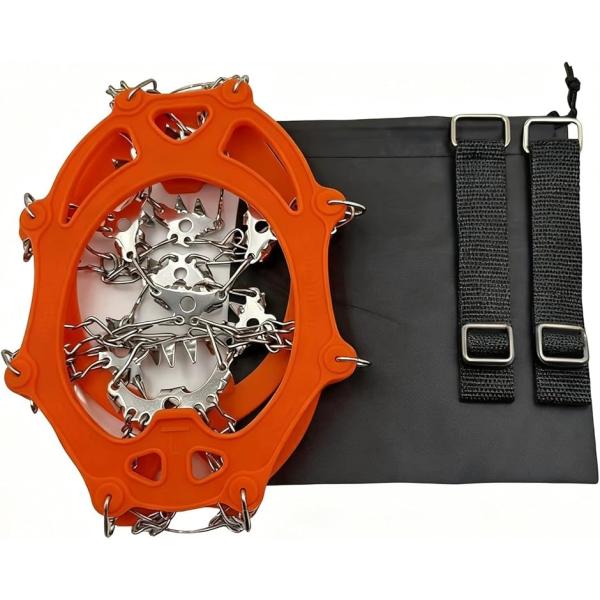 バリエーションコード : 2BUSCH16WL「簡易滑り止め」軽量でコンパクトに収納でき、旅行や日常生活などに最適な凍結した雪道用の滑り止めです。ハーネス部分は伸縮性が高いて柔いのTPEを採用して、フィットしやすくズレにくい仕様，エラストマ...