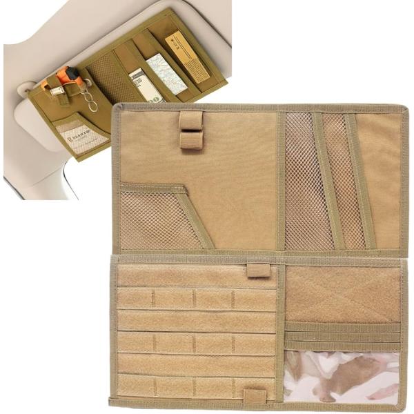 バリエーションコード : 2BUSG02HW1「1. タフでスタイリッシュなナイロン素材」 高密度ナイロン生地を採用したサンバイザーポケット。耐摩耗性・耐久性に優れ、夏場の高温や湿気にも強いタフな仕様です。マットな質感が車内に自然に馴染み、...