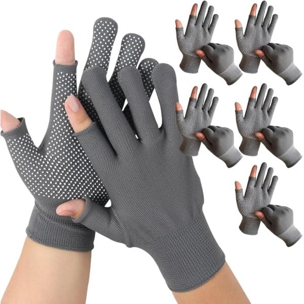 「2本指出しで作業効率UP」親指と人差し指の指先をカットした、便利な2本指出し手袋セットです。指先が露出する設計なので、物の感覚がダイレクトに伝わり、今まで難しかった細かい作業もスムーズに行えます。もちろん、スマホやタッチパネルの操作もラク...