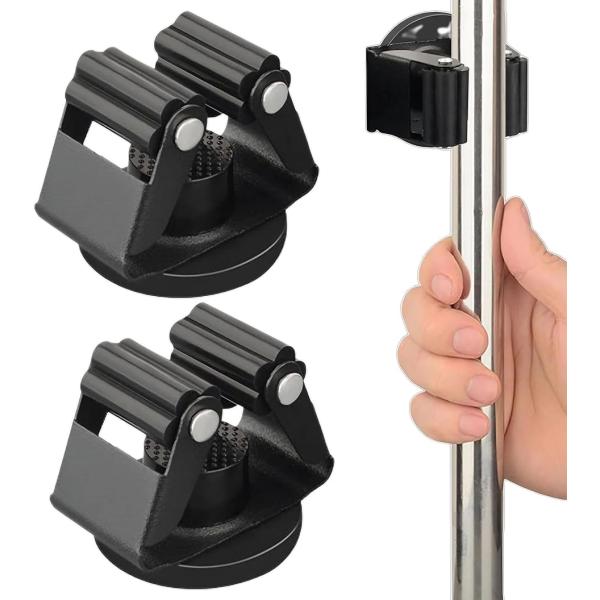 バリエーションコード : 2BUD0UXOPYネオジム磁石の強力吸着で掃除道具を壁にピタッと固定 省スペース収納を叶えるモップホルダー使用環境：洗面所 キッチン 玄関 洗濯機横などあらゆる場所で浮かせる収納が可能なマグネット式ホルダー設置方...