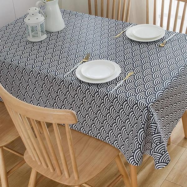 バリエーションコード : 2BUT3O22R0アンティークな「和」のデザインが奥ゆかしい和柄テーブルクロス。3種のデザイン、各種5サイズからお選びいただけます。厚みは0.15mm薄手タイプです。材質はPEVA製です。撥水、防水設計で、水分、...