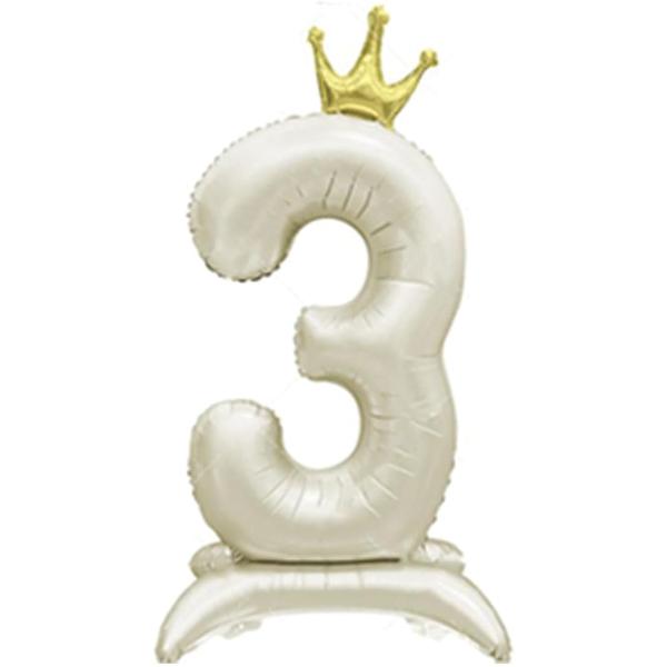 バリエーションコード : 2BUT4Y13W2「数字バルーン」お誕生日フォトには欠かせないナンバーバルーンに自立型が仲間入り。空気を入れるだけで下部がスタンドになるのでお子様と一緒に並んで撮影が可能です。「バースデーフォト」かわいいパステル...