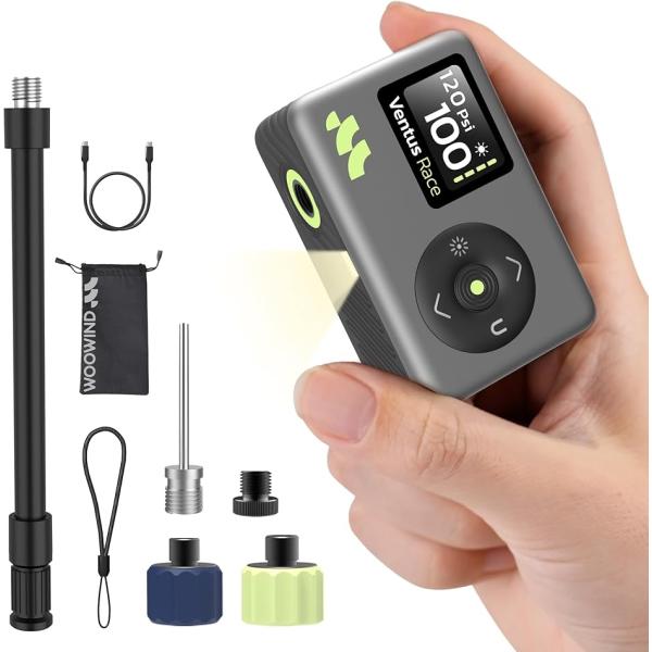 「超高速充填・自動停止」最大空気圧は120PSIに対応。700x25Cタイヤを約50秒で（0〜80PSI）まで充填可能。高効率で、スピーディーな空気入れを実現します。大型LEDスクリーンでリアルタイムの空気圧を確認でき、目標の空気圧をプリセ...