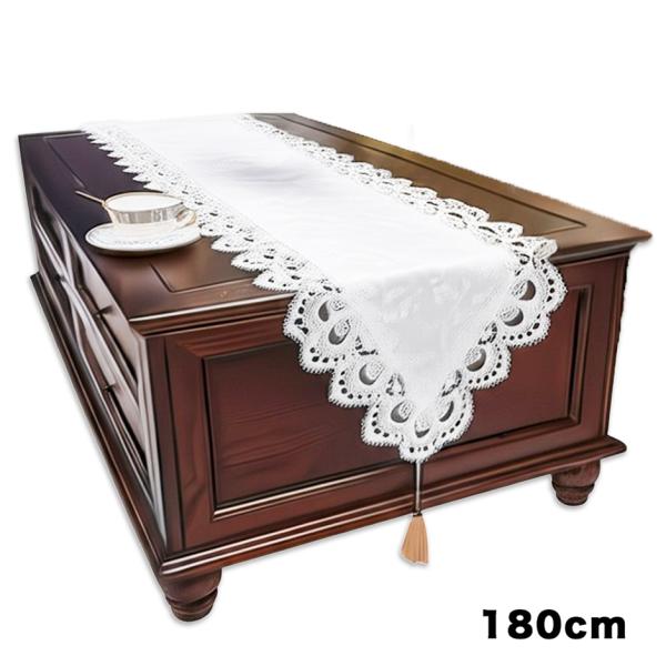 バリエーションコード : 2BUT5I5CWR「繊細なレース刺繍」上品なレース刺繍が、普段の食卓はもちろん、お洒落なパーティーシーンまで華やかに彩ります。リバーシブル仕様で、北欧風のインテリアや韓国風の優しい雰囲気、クリスマスの飾り付けなど...