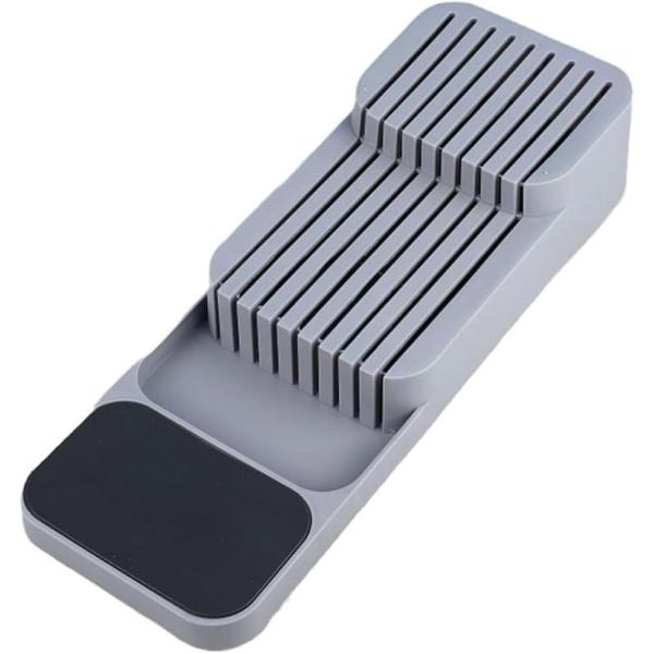 バリエーションコード : 2BUTH0T9QS「包丁をすっきり収納」置き場所に困りがちな包丁を整理整頓できる包丁スタンド。2段デザインの包丁スタンドで、小型ナイフを上段、大型包丁を下段と最大9本の包丁やナイフが収納可能。キッチンスペースを有...