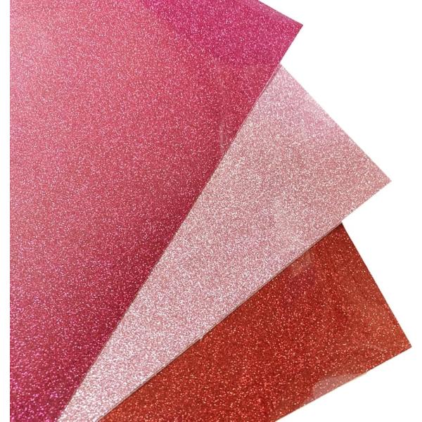 バリエーションコード : 2BUT8P919D家庭用アイロンで簡単に貼れる。キラキラグリッターの熱転写シートです。A4より少し大きめのサイズで、手軽にカット可能。Tシャツやバッグをおしゃれにアレンジできます。「カラー」赤、ピンク、紫「サイズ...